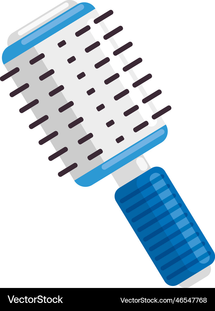 Hair brush for beauty Royalty Free Vector Image