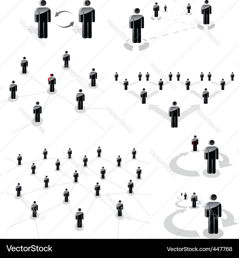 Network Connections Royalty Free Vector Image - VectorStock