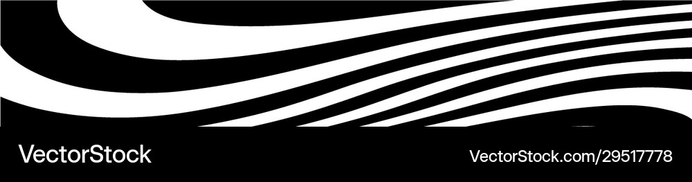 Abstract black and white curved lines Royalty Free Vector