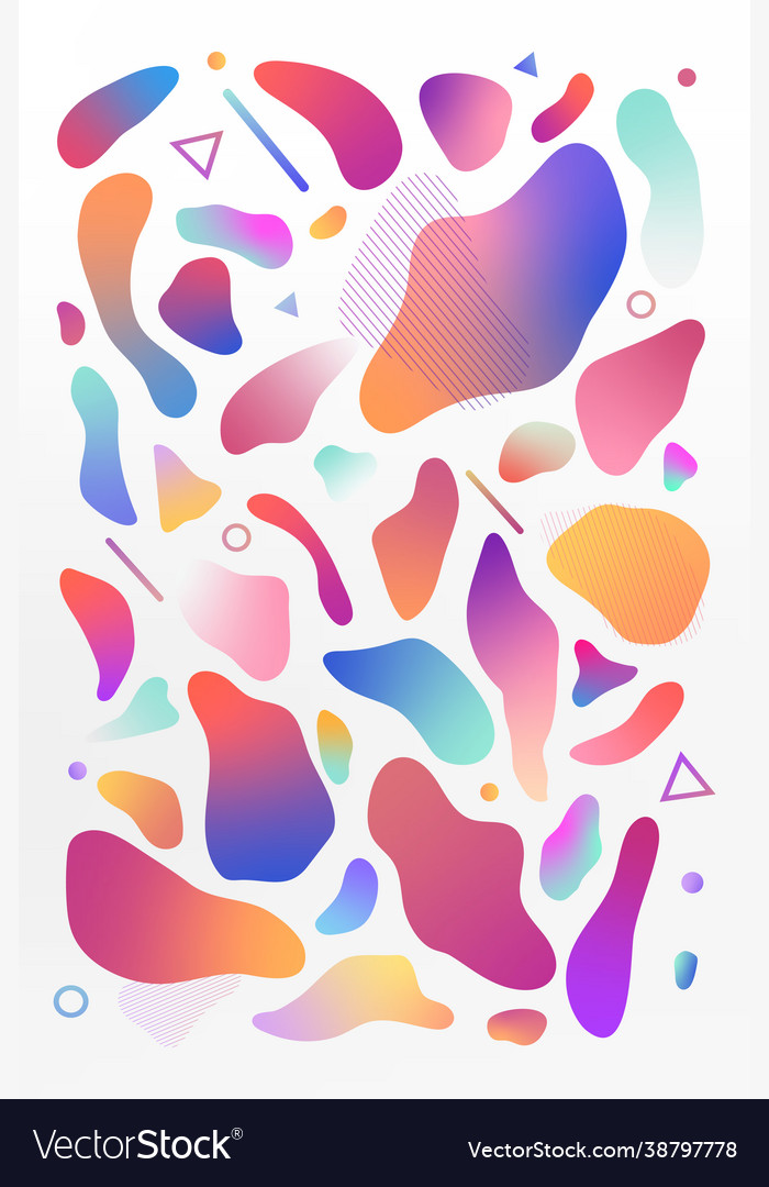 Colorful abstract seamless patterned background Vector Image