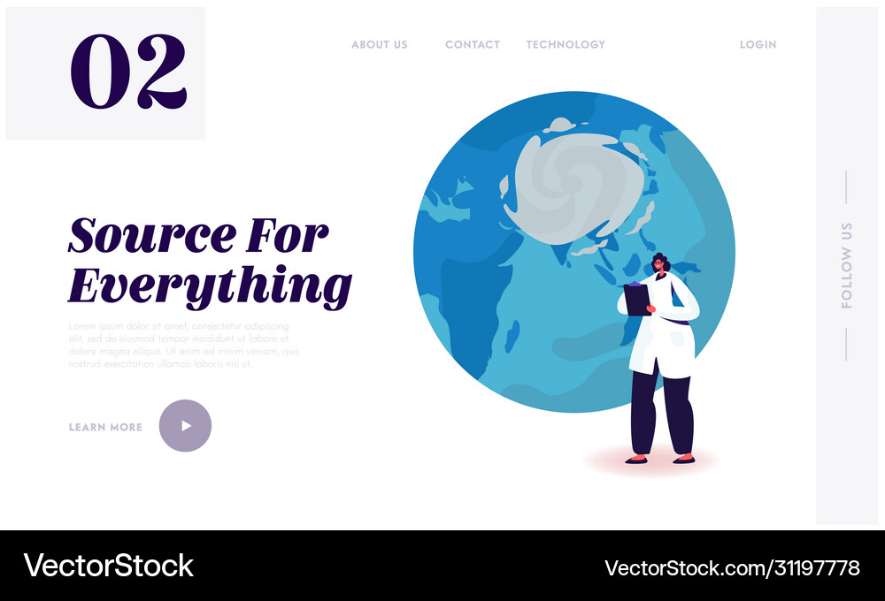Meteorological weather forecast meteorology Vector Image