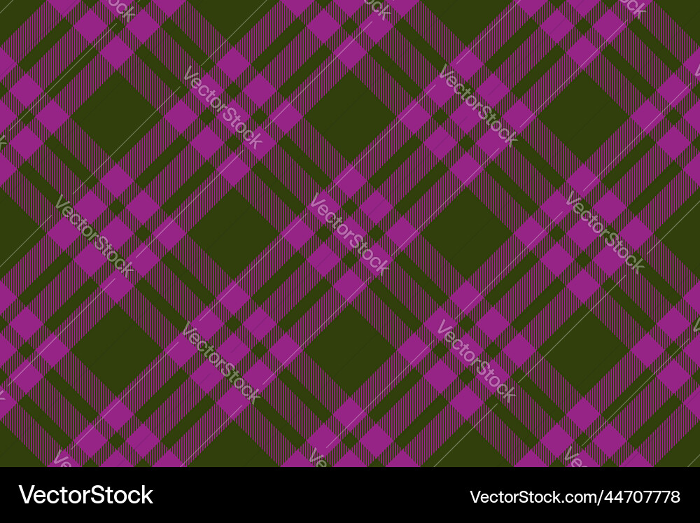 Plaid pattern check textile tartan fabric Vector Image