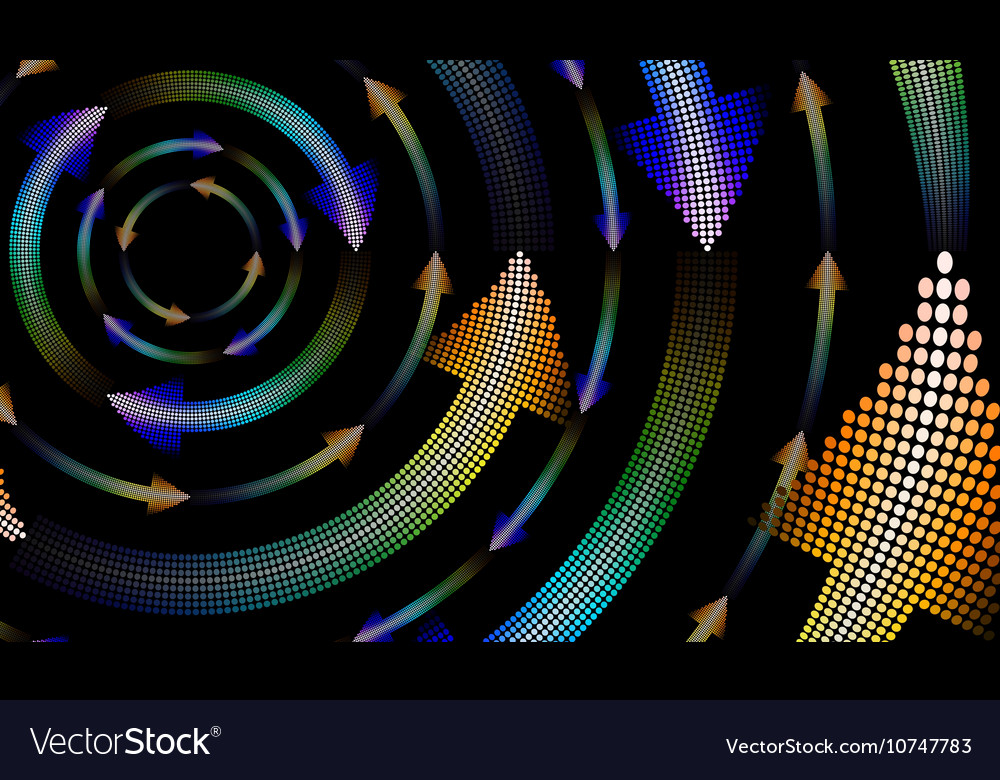 Arrows background Royalty Free Vector Image - VectorStock