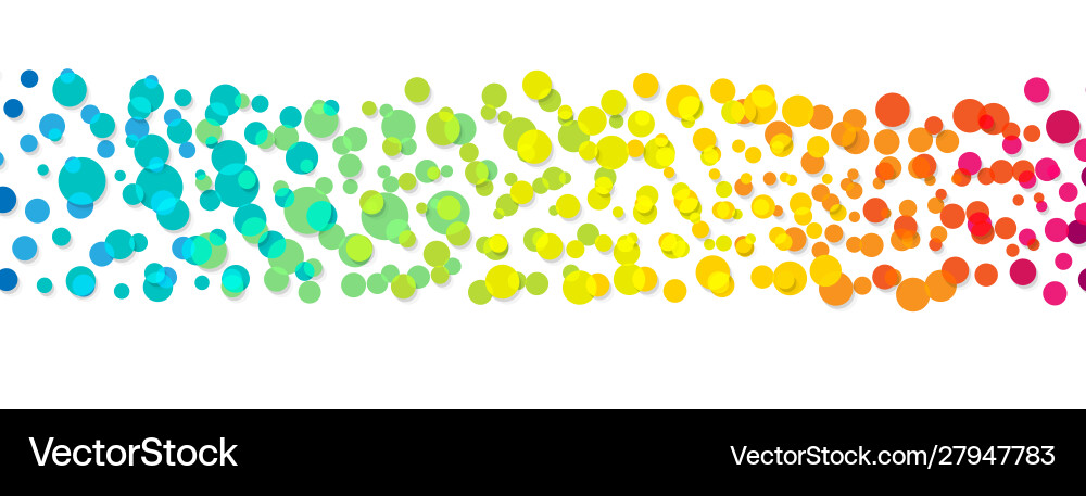 Colorful balls isolated white background Vector Image