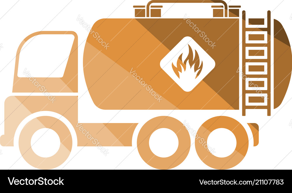 Oil truck icon Royalty Free Vector Image - VectorStock