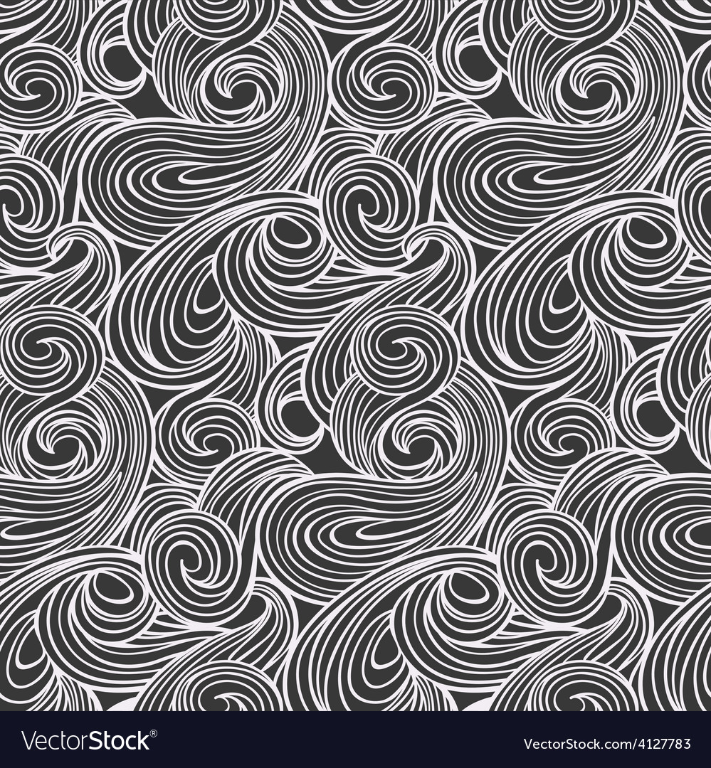 Seamless abstract wave pattern Royalty Free Vector Image