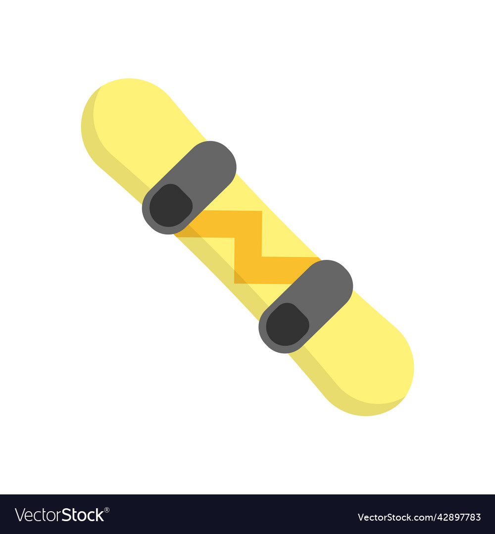 Snowboard icon design template Royalty Free Vector Image