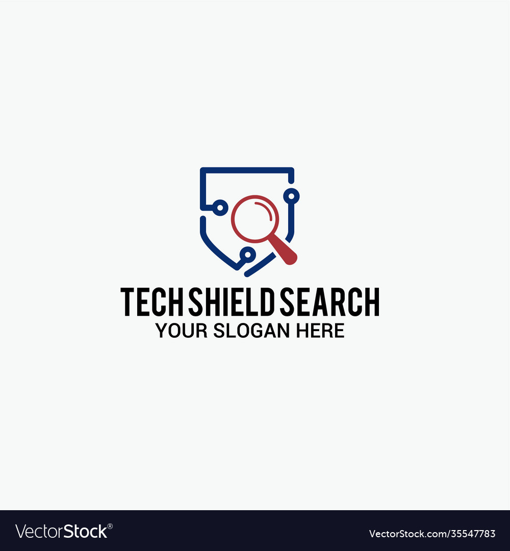 Tech shield Royalty Free Vector Image - VectorStock