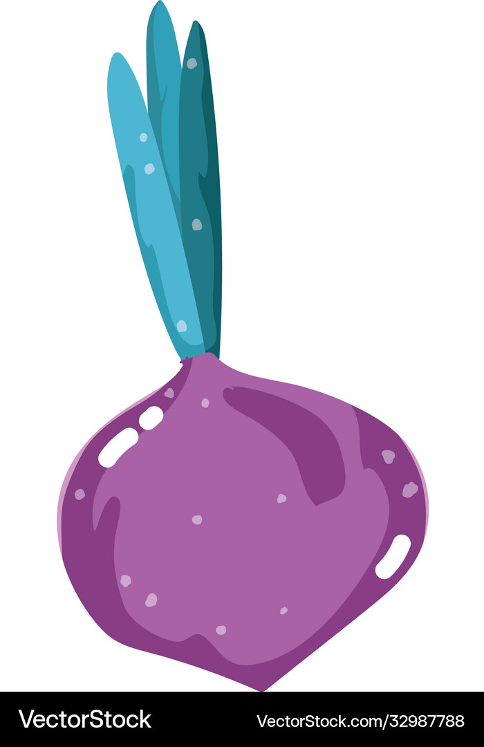 Beet vegetable fresh cartoon isolated icon white Vector Image