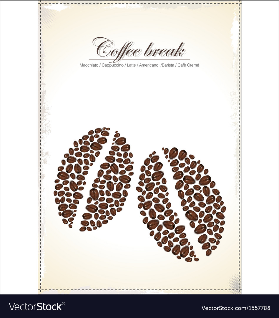 Coffee background Royalty Free Vector Image - VectorStock