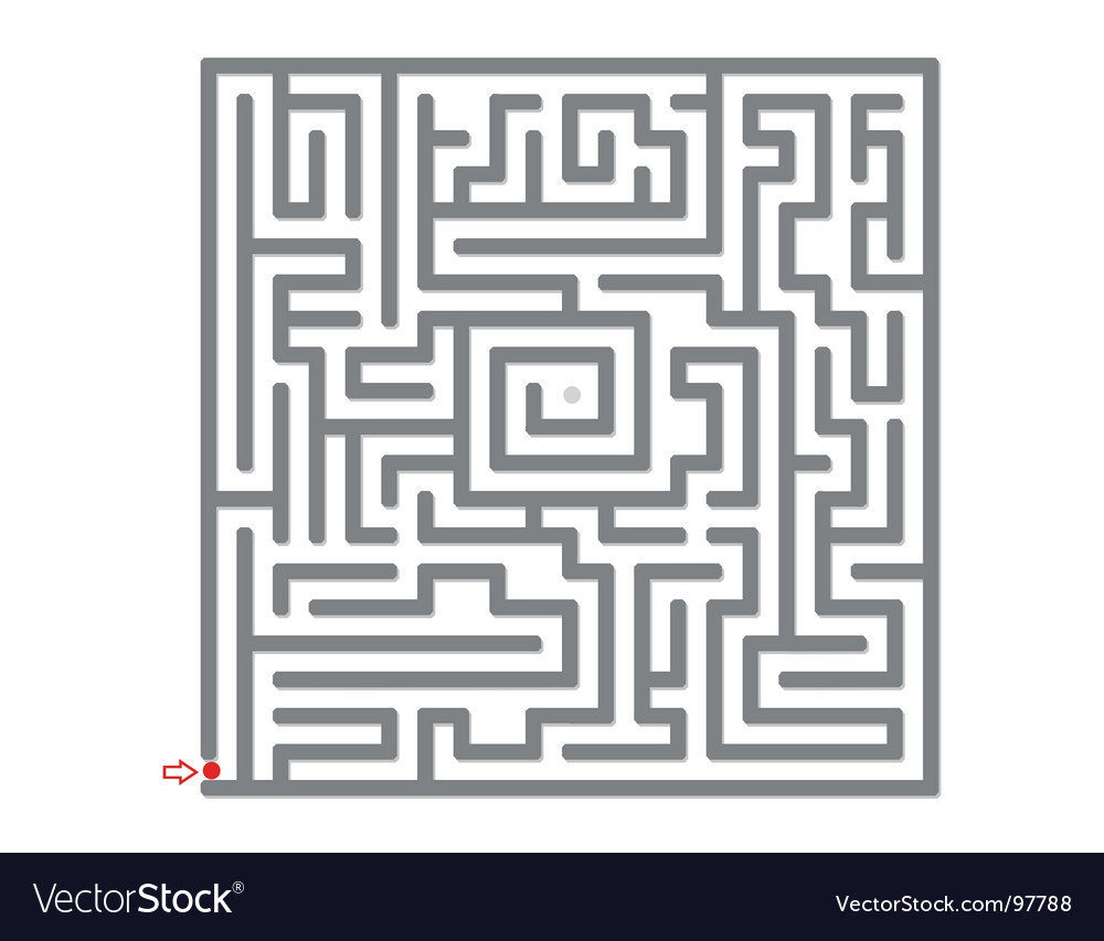 Maze Royalty Free Vector Image - VectorStock