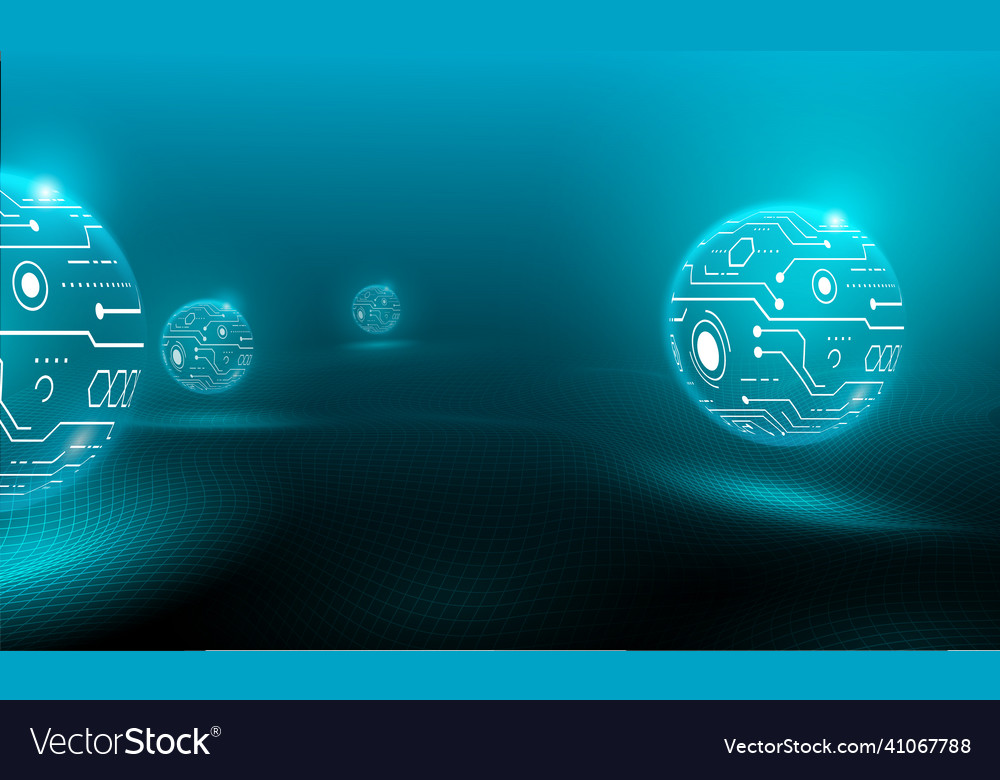 Technology digital wave background concept Vector Image