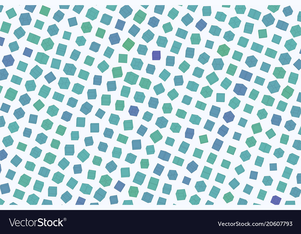 Abstract colored square rectangle shape pattern Vector Image