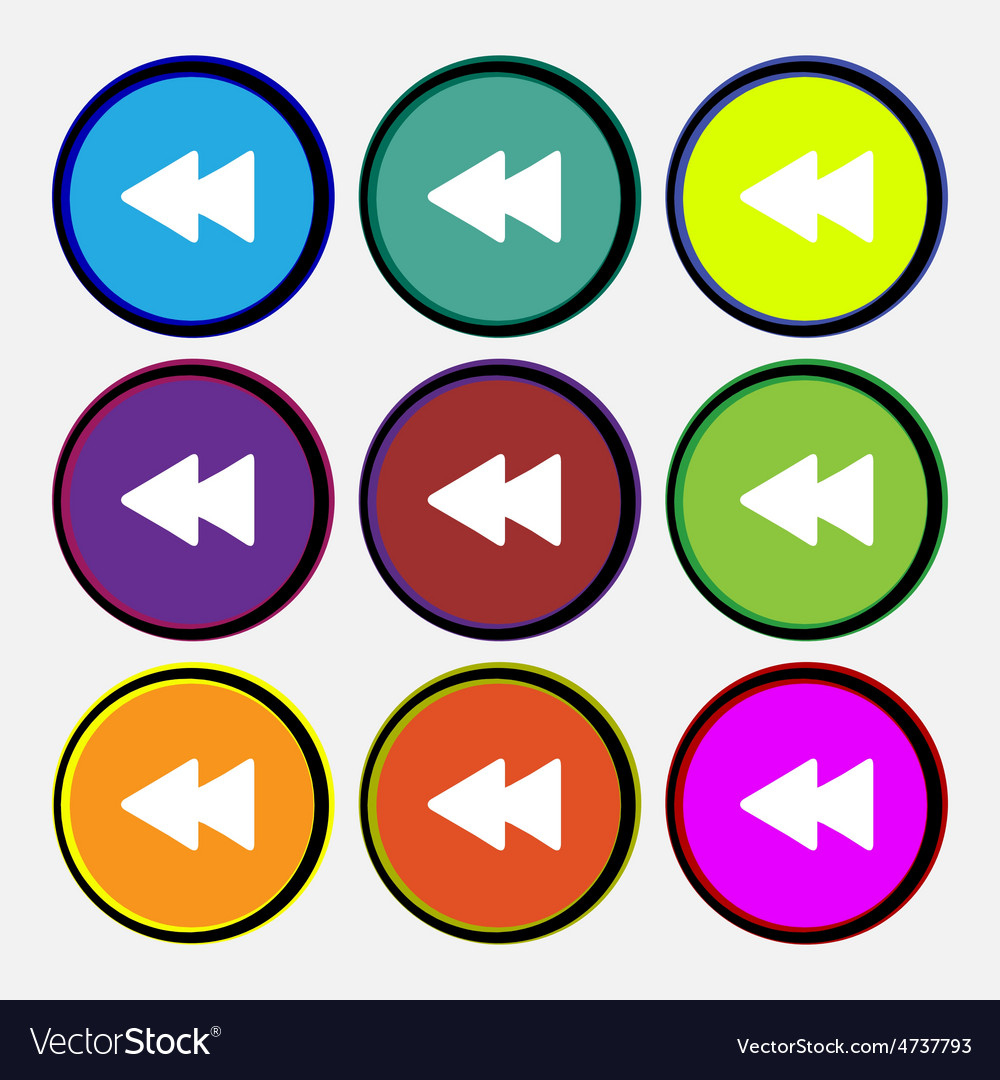 Rewind Royalty Free Vector Image - VectorStock