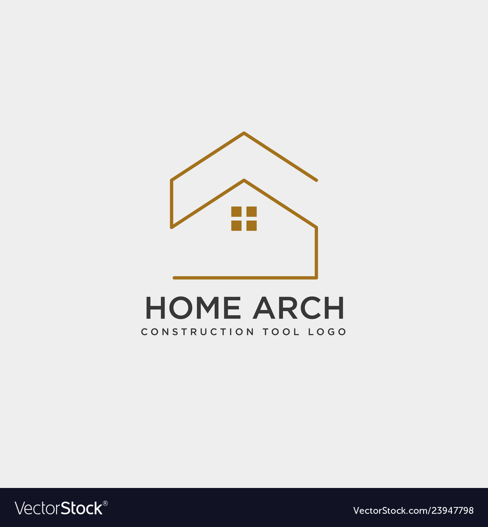 Construction tools logo template icon element Vector Image