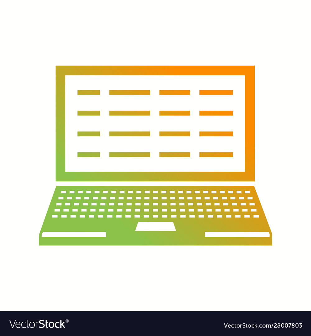 Beautiful notebook glyph icon Royalty Free Vector Image