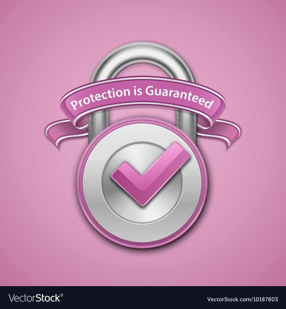 Combination lock sign Royalty Free Vector Image