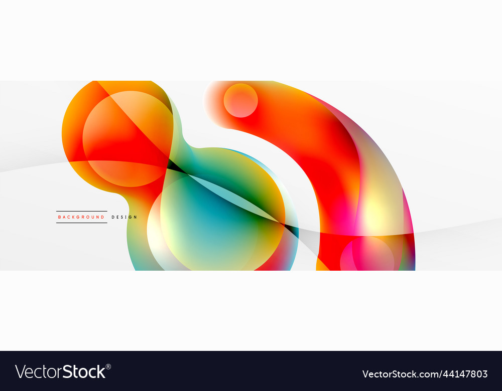 Fluid abstract background liquid color gradients Vector Image