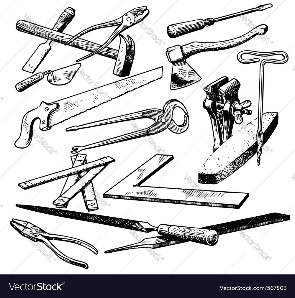 Tools Royalty Free Vector Image - VectorStock