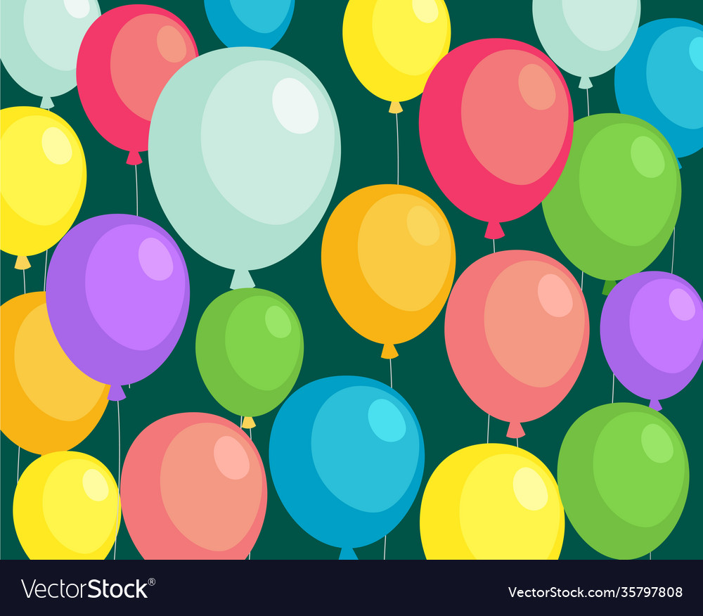 Background balloons Royalty Free Vector Image - VectorStock