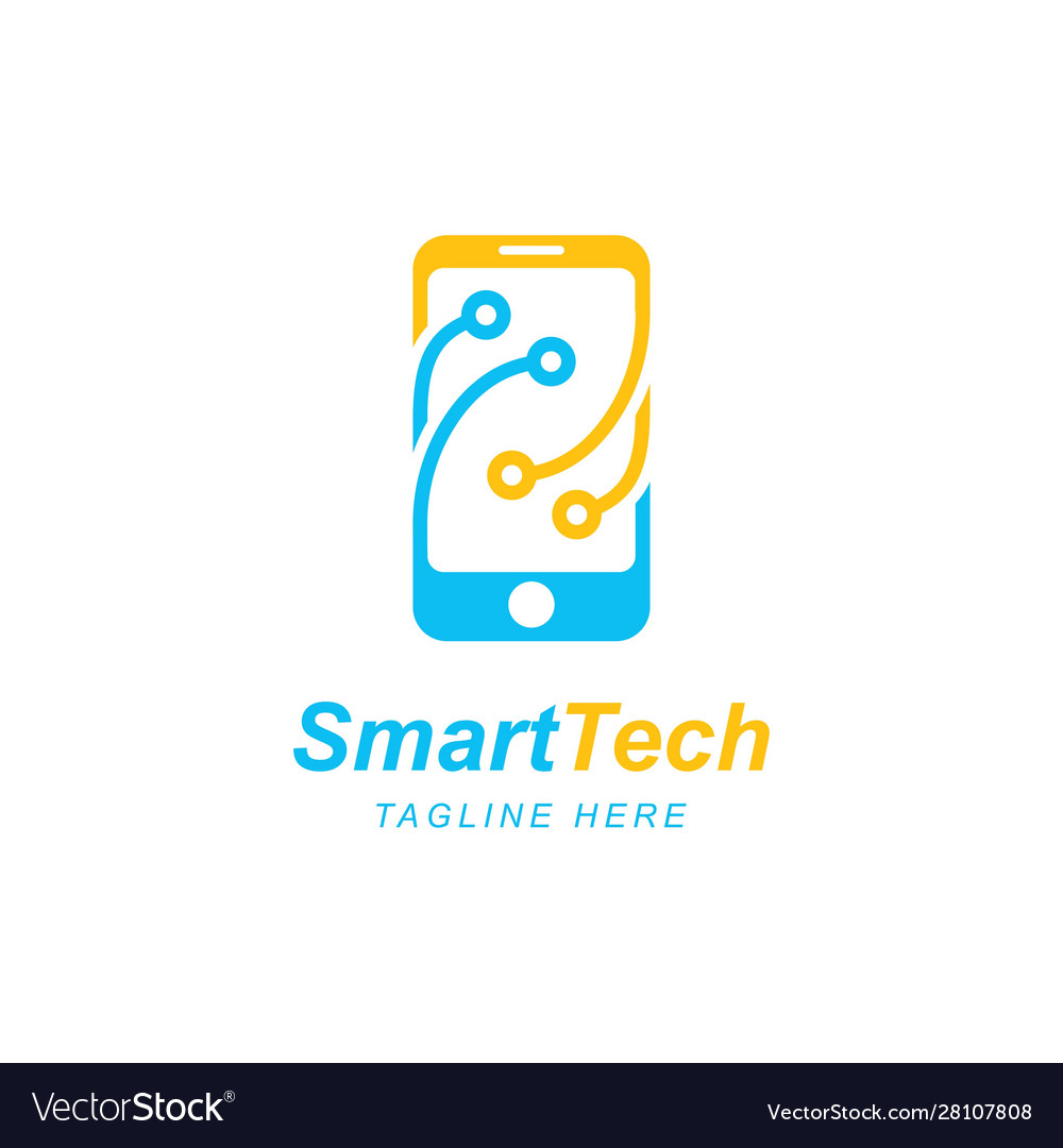 Smartphone logo Royalty Free Vector Image - VectorStock