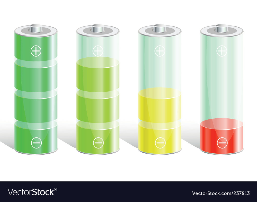 Charge indicator Royalty Free Vector Image - VectorStock