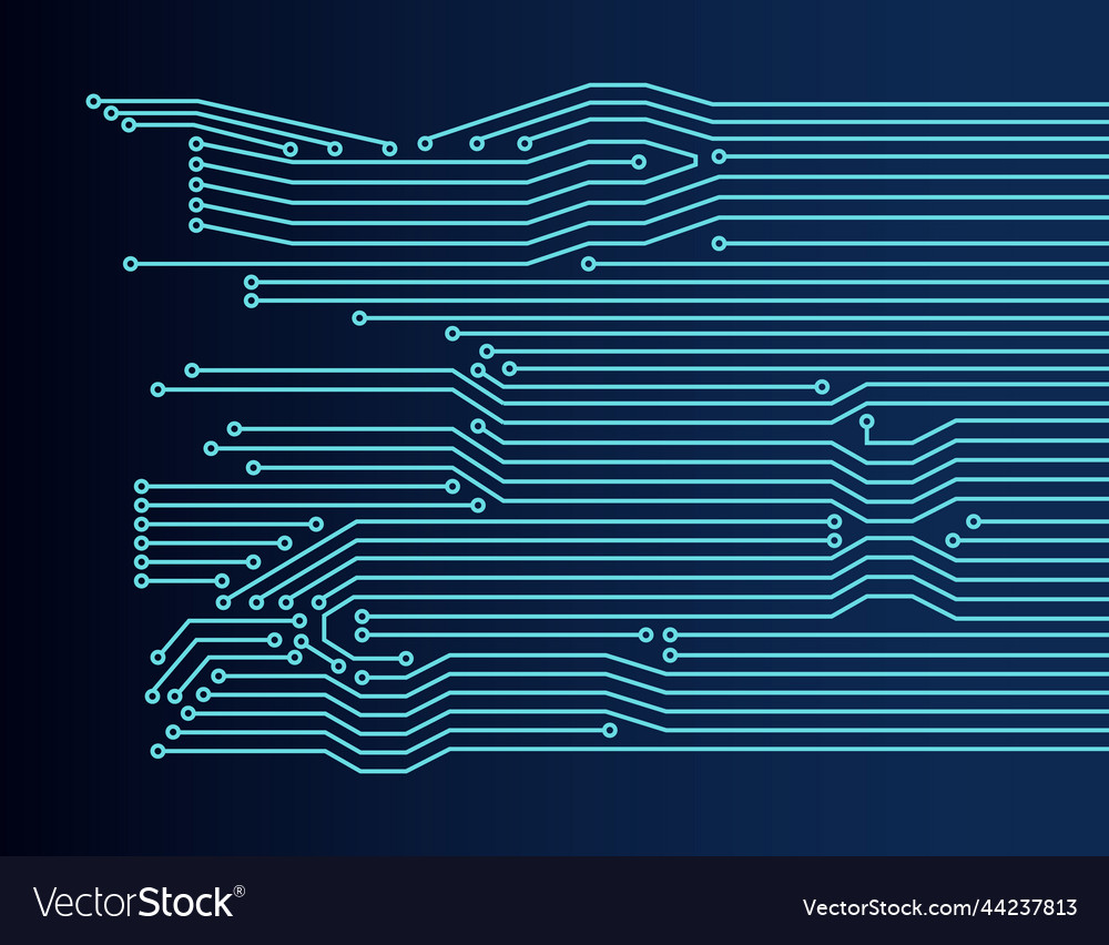 Electronics board high tech digital data Vector Image