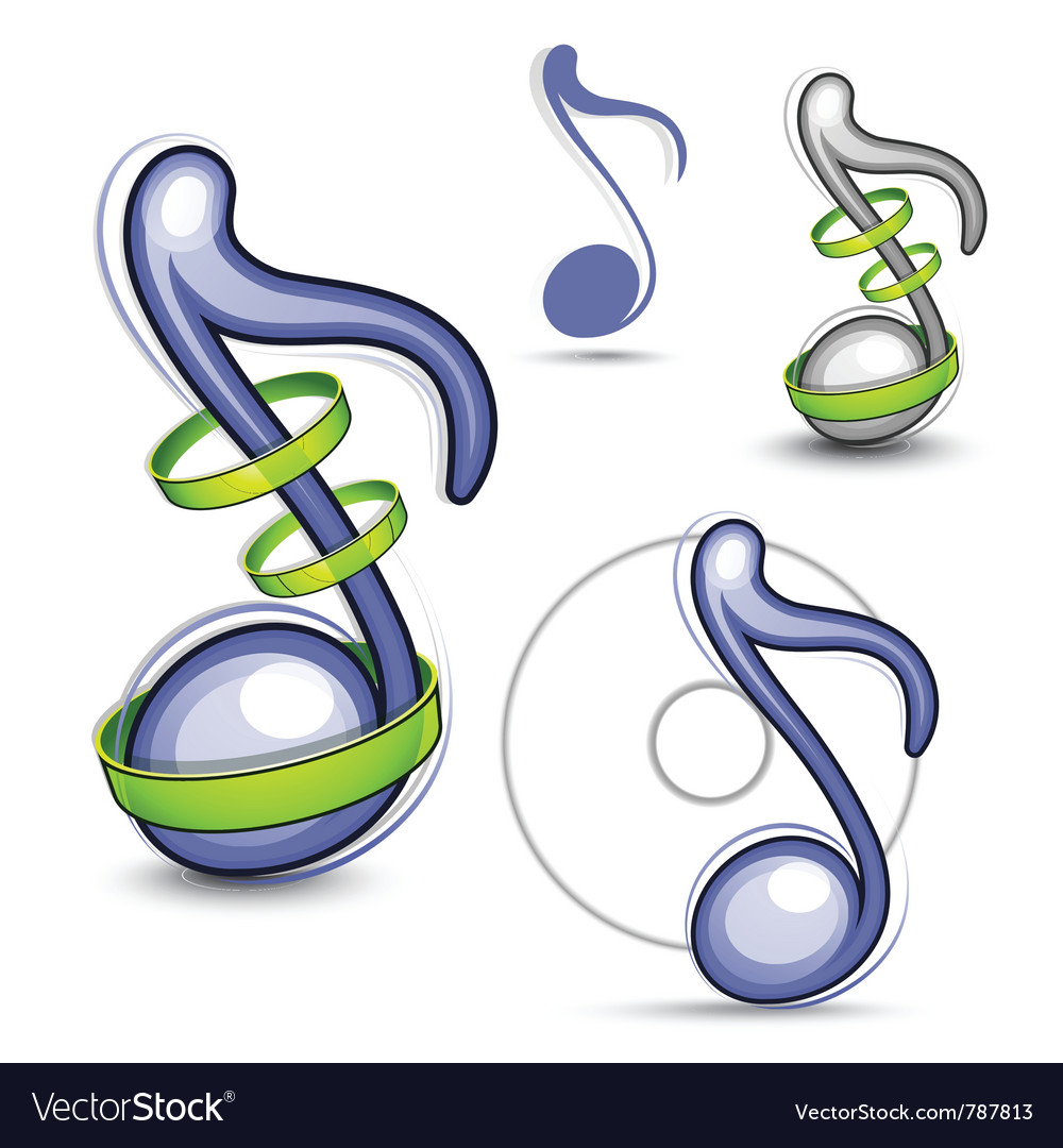 Musical notes Royalty Free Vector Image - VectorStock