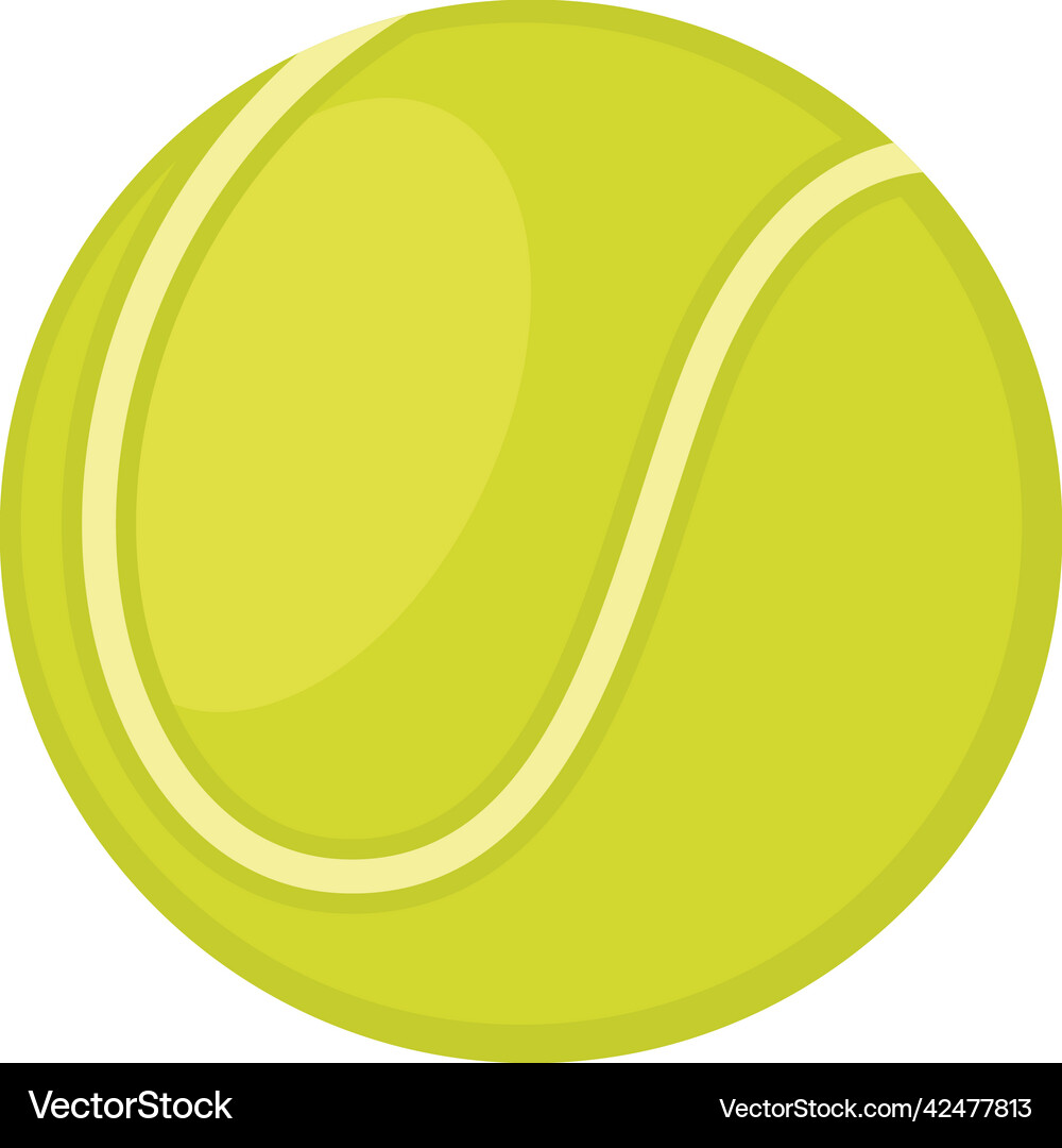 Tennis ball sport Royalty Free Vector Image - VectorStock
