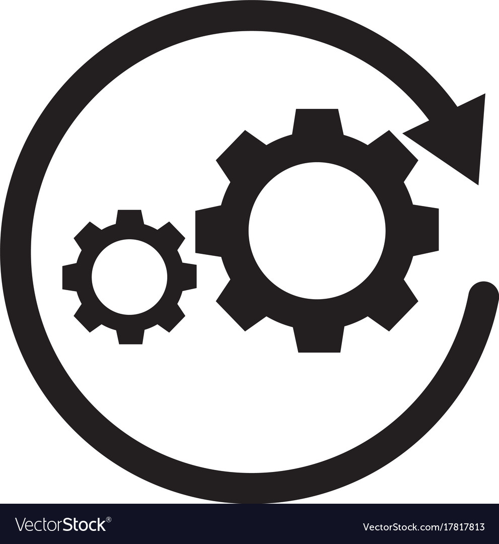 Workflow icon on white background sign Royalty Free Vector Workflow icon on white background sign Royalty Free Vector