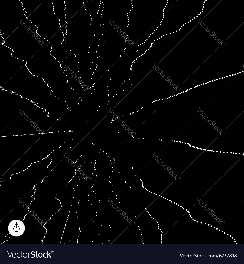Network abstract background 3d technology Vector Image