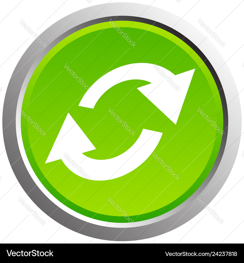 Swap flip icon circular oval arrows Royalty Free Vector