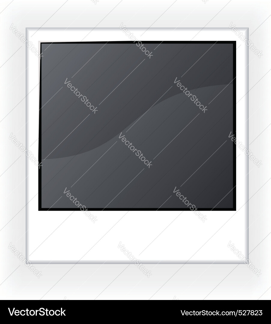 Blank photo Royalty Free Vector Image - VectorStock