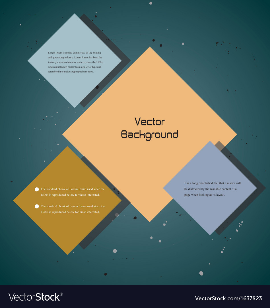 Cubes background Royalty Free Vector Image - VectorStock