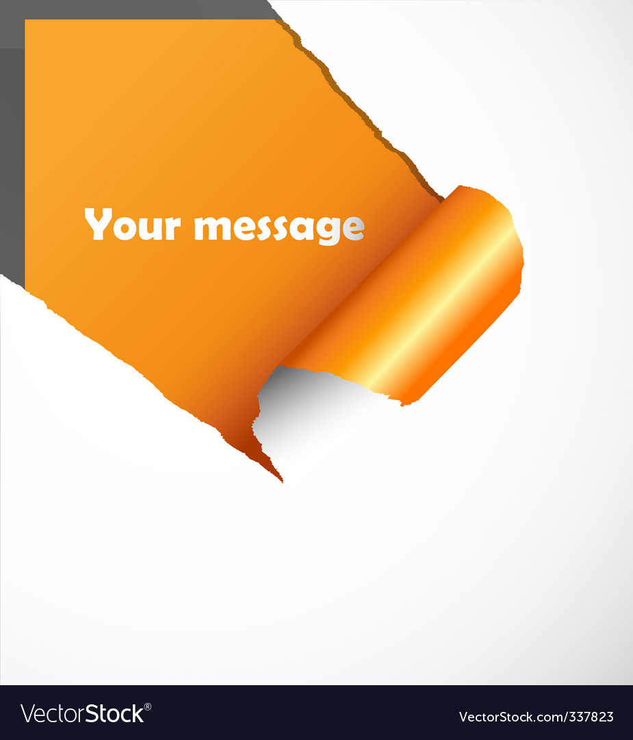 Teared paper Royalty Free Vector Image - VectorStock