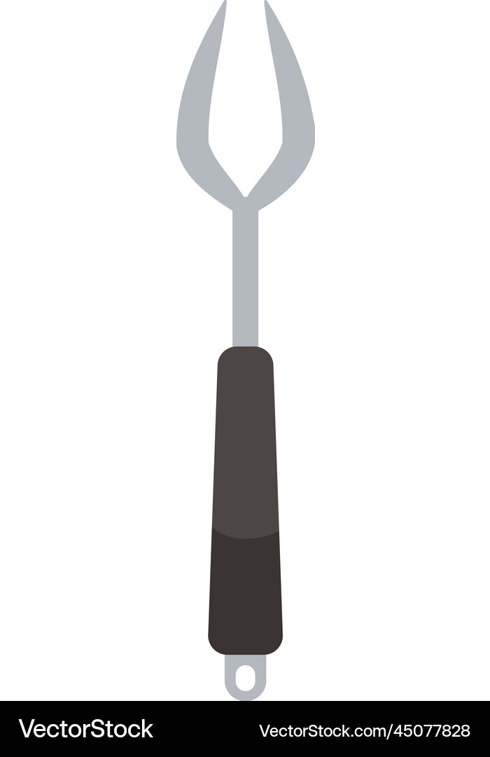 Bbq fork utensil icon Royalty Free Vector Image