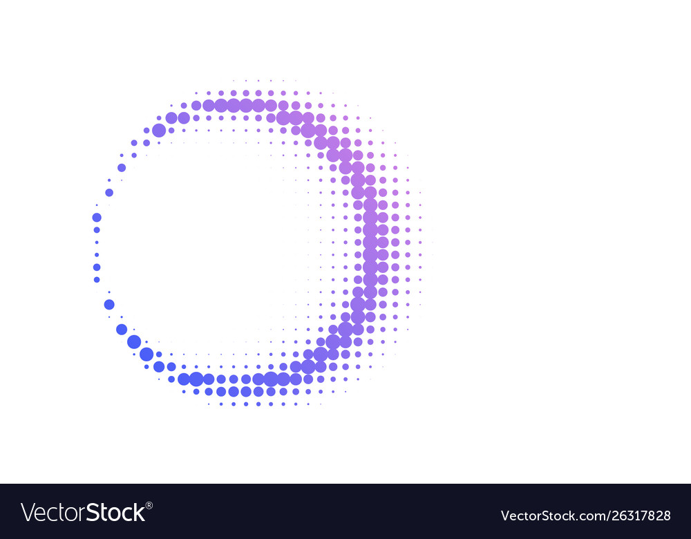 Gradient futuristic pattern Royalty Free Vector Image
