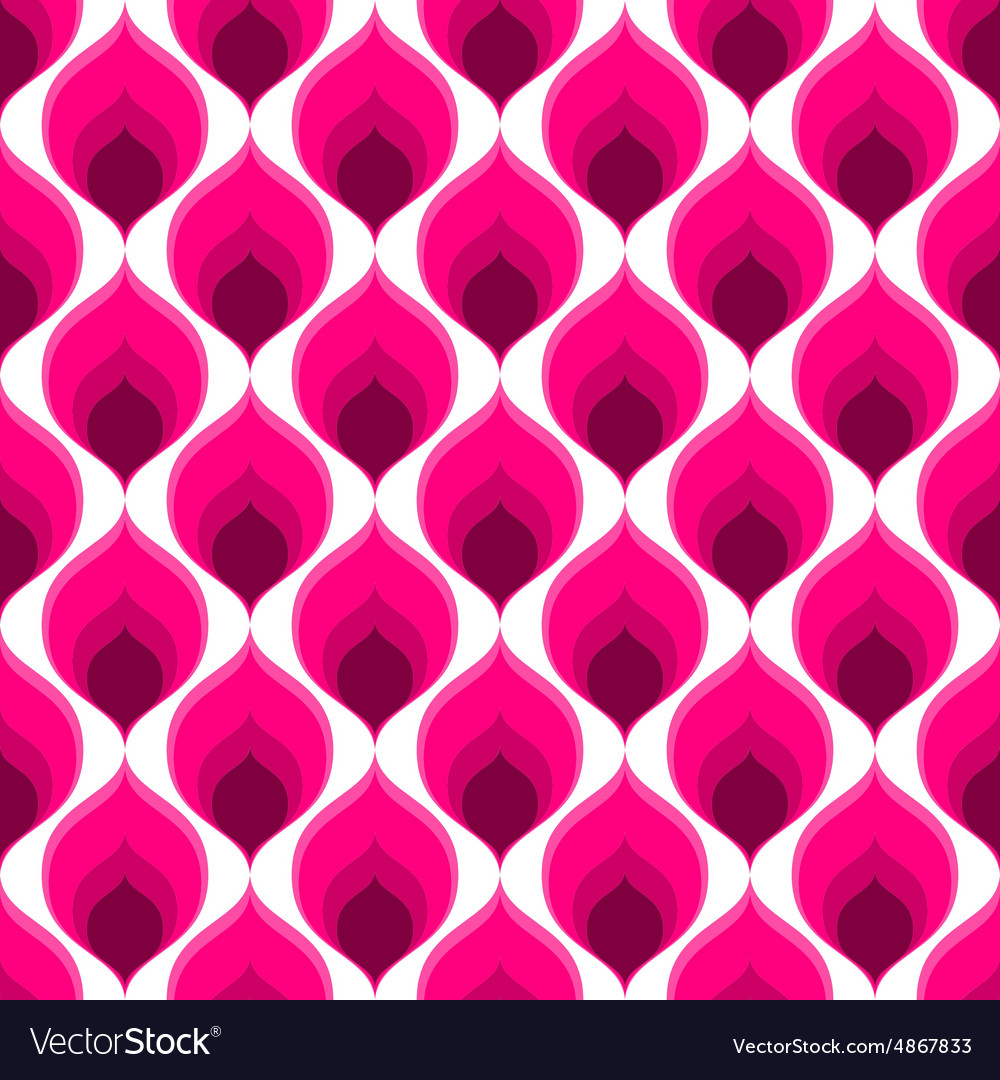 Pink abstract seamless ornament pattern Royalty Free Vector