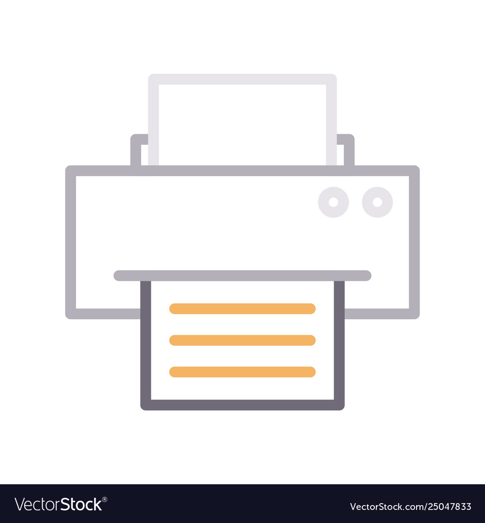 Printer Royalty Free Vector Image - VectorStock