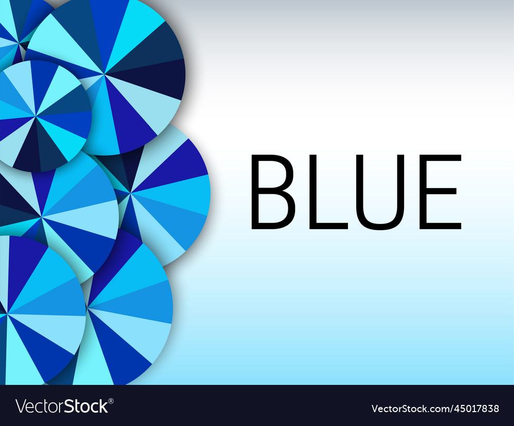Blue color background banner with shade Royalty Free Vector