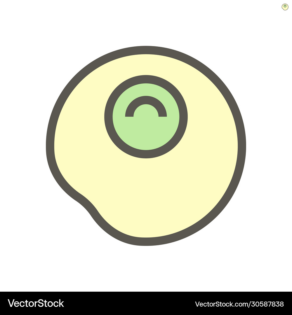Fried egg icon design for food graphic Royalty Free Vector