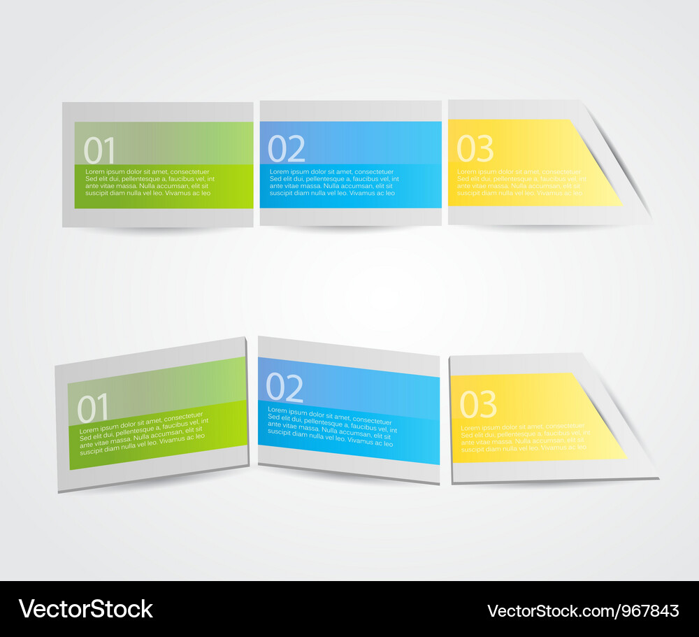Set of colorful labels Royalty Free Vector Image