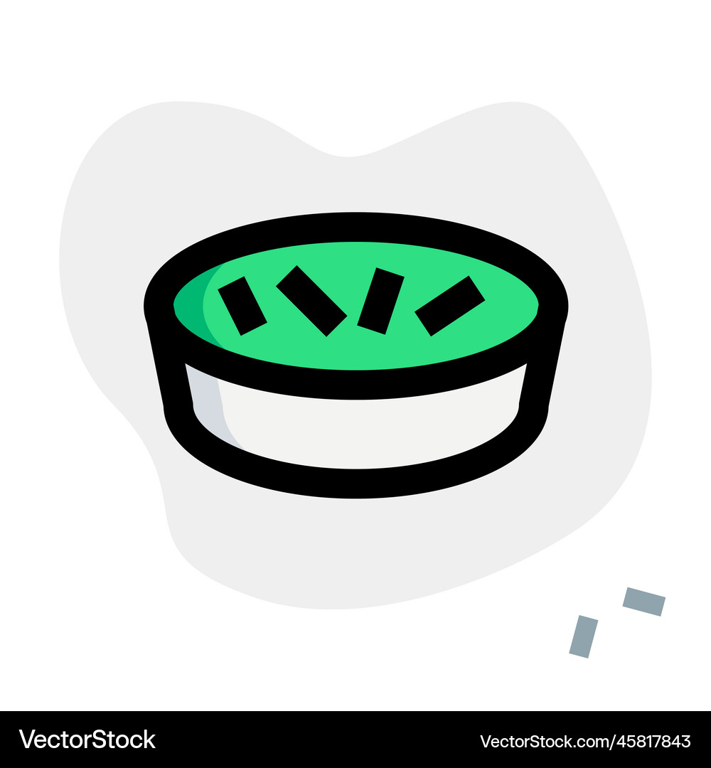 Tasty baked milk served in earthenware Royalty Free Vector