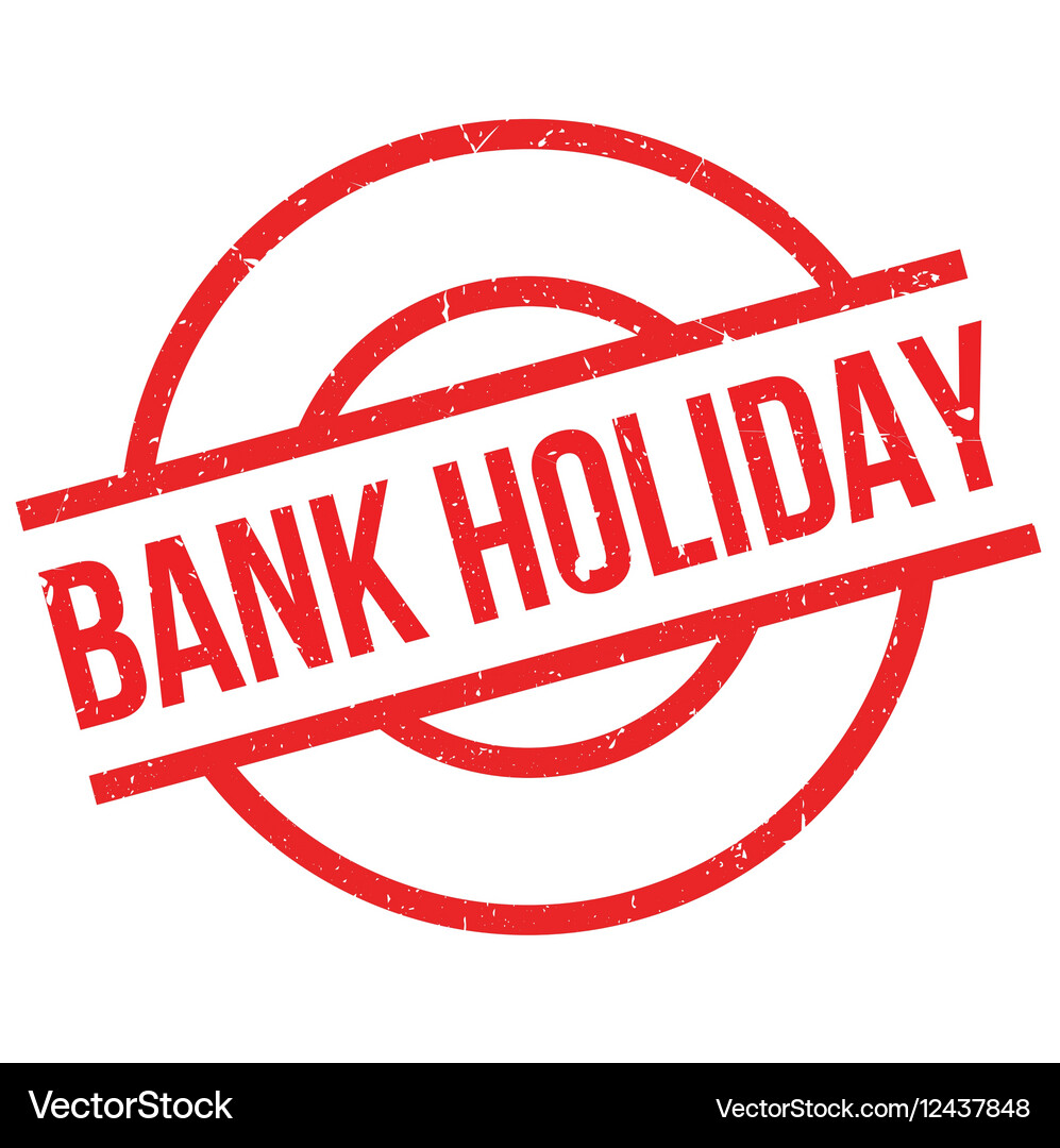 Bank holiday rubber stamp Royalty Free Vector Image