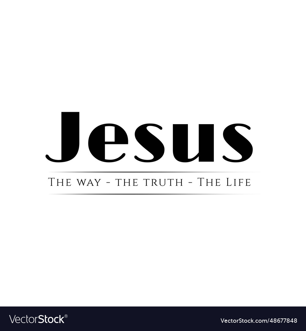 Biblical phrase christian faith typography Vector Image Biblical phrase christian faith typography Vector Image