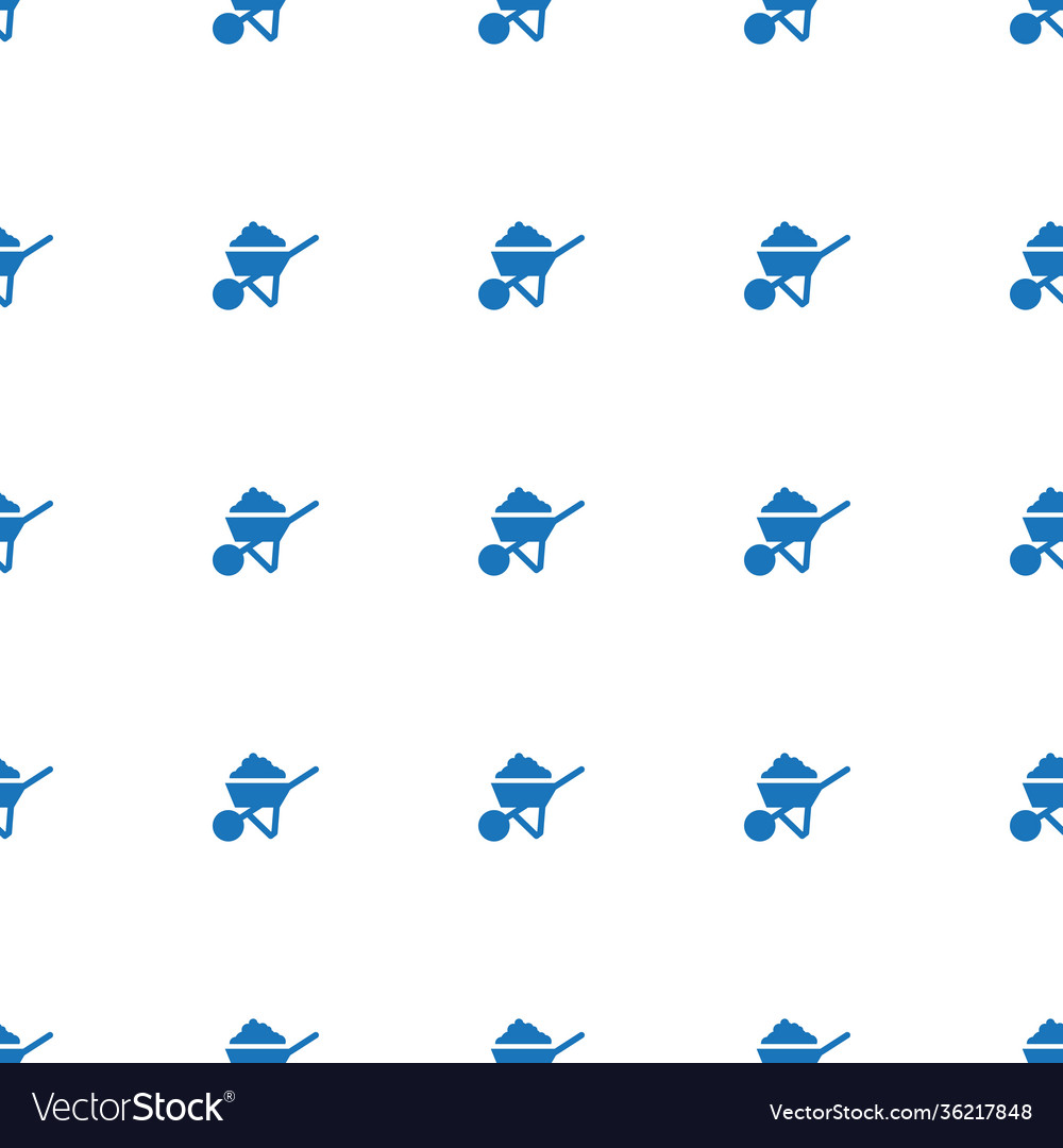 Construction icon pattern seamless white Vector Image