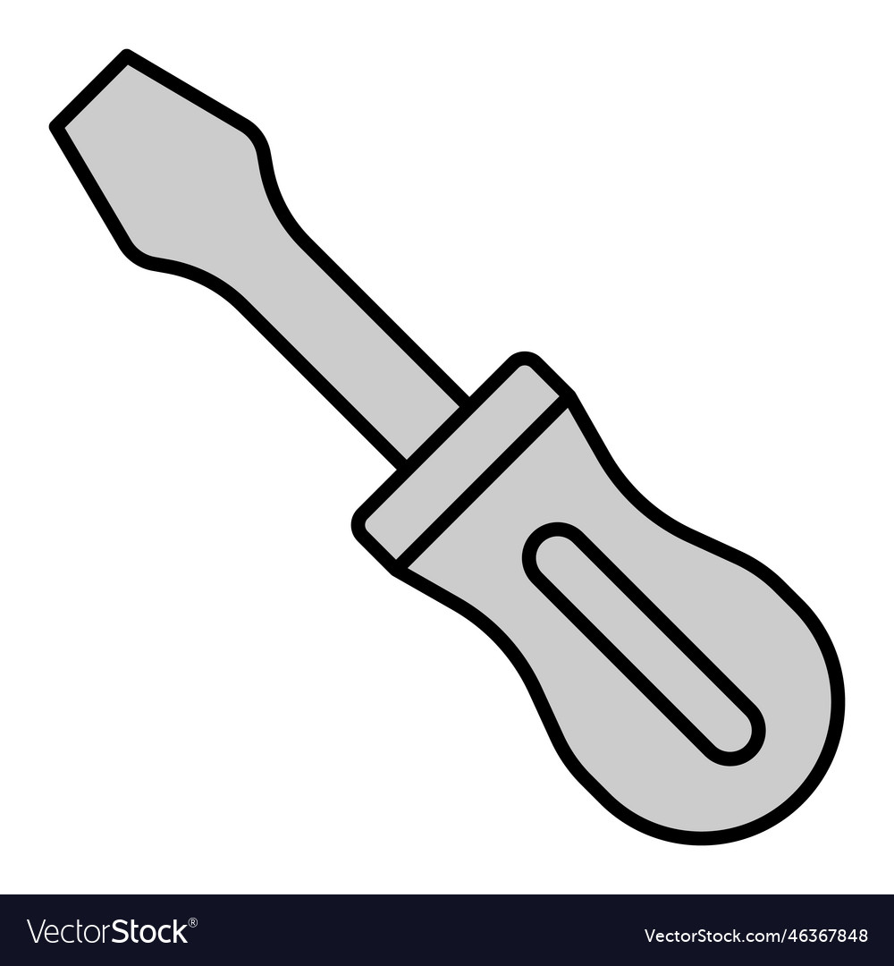 Construction screwdriver 2 Royalty Free Vector Image