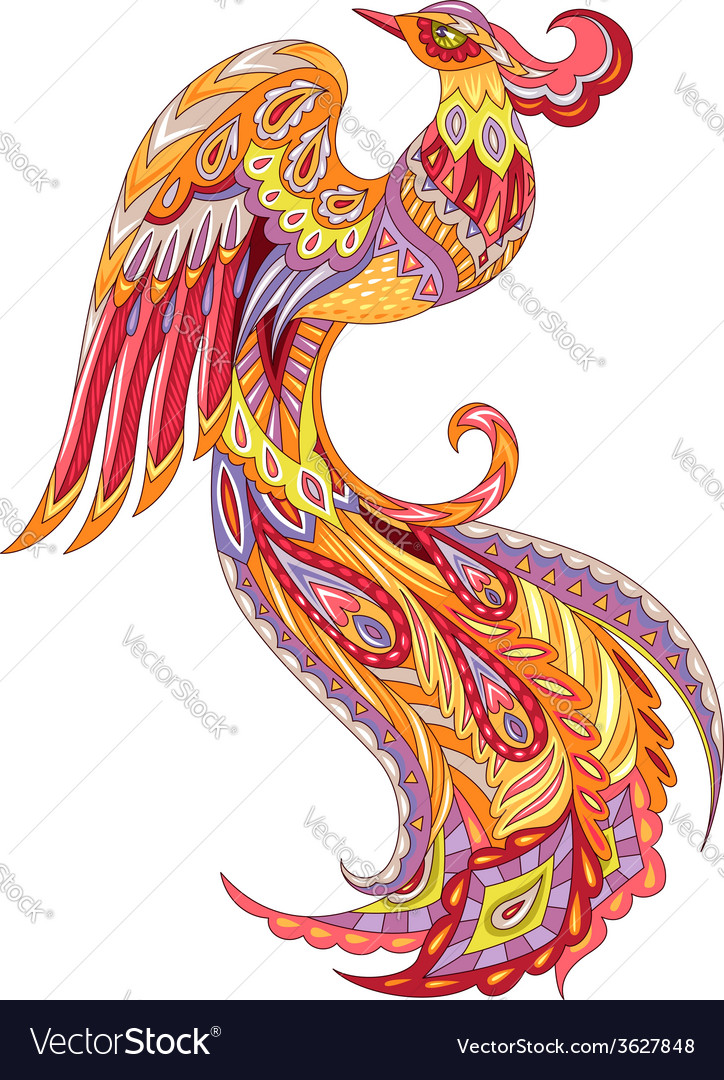 Firebird final Royalty Free Vector Image - VectorStock