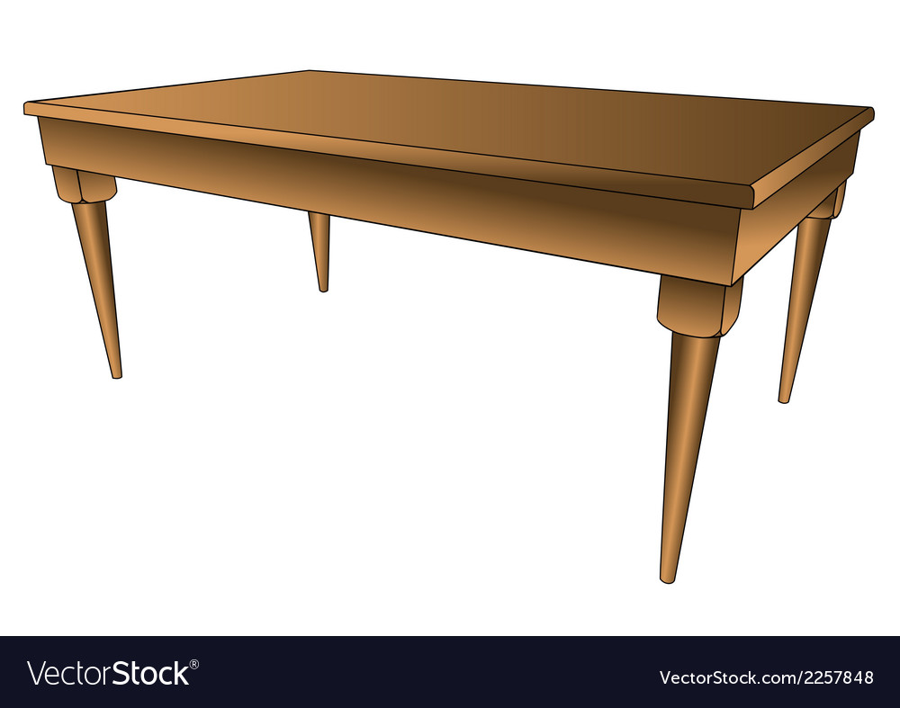 Kitchen table Royalty Free Vector Image - VectorStock Kitchen table Royalty Free Vector Image - VectorStock