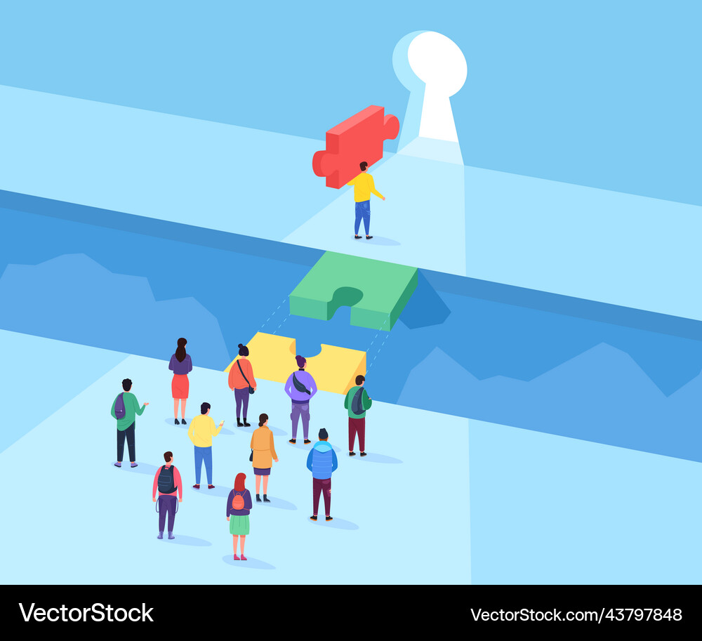 Ownership business bridge competition leadership Vector Image